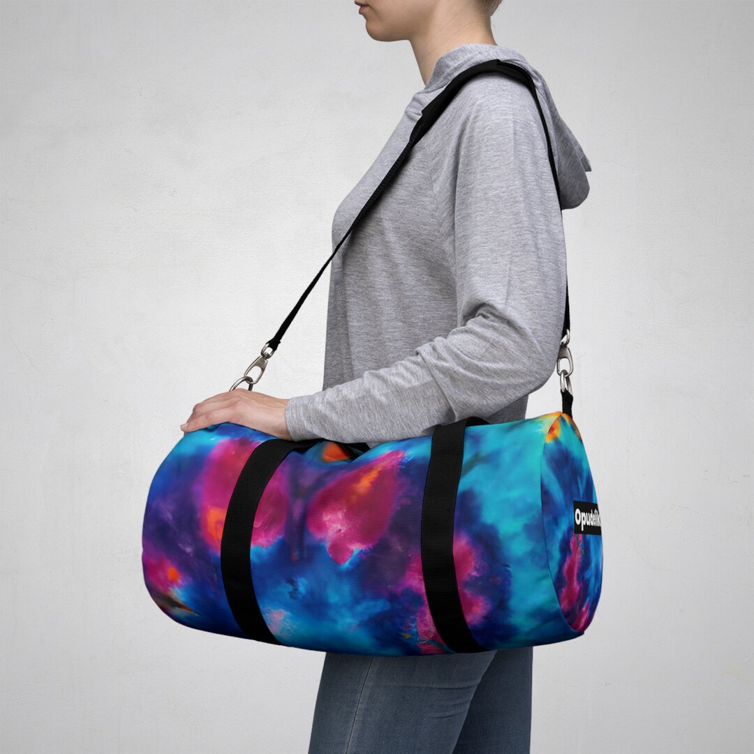 Psychedelic Duffel Bag Trippy Gym Bag Rave Pack Festival - Etsy