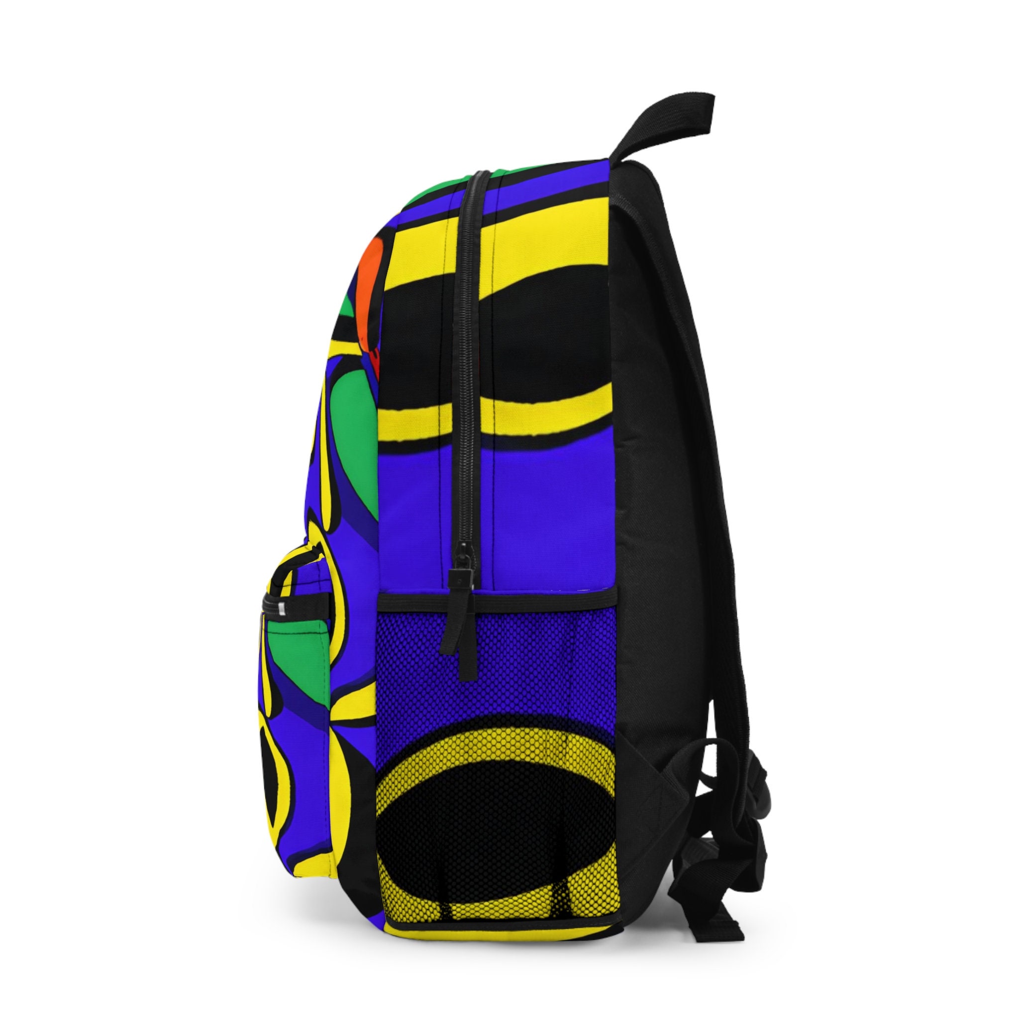 Psychedelic Backpack Trippy Backpack Polyester Bag Hippie - Etsy