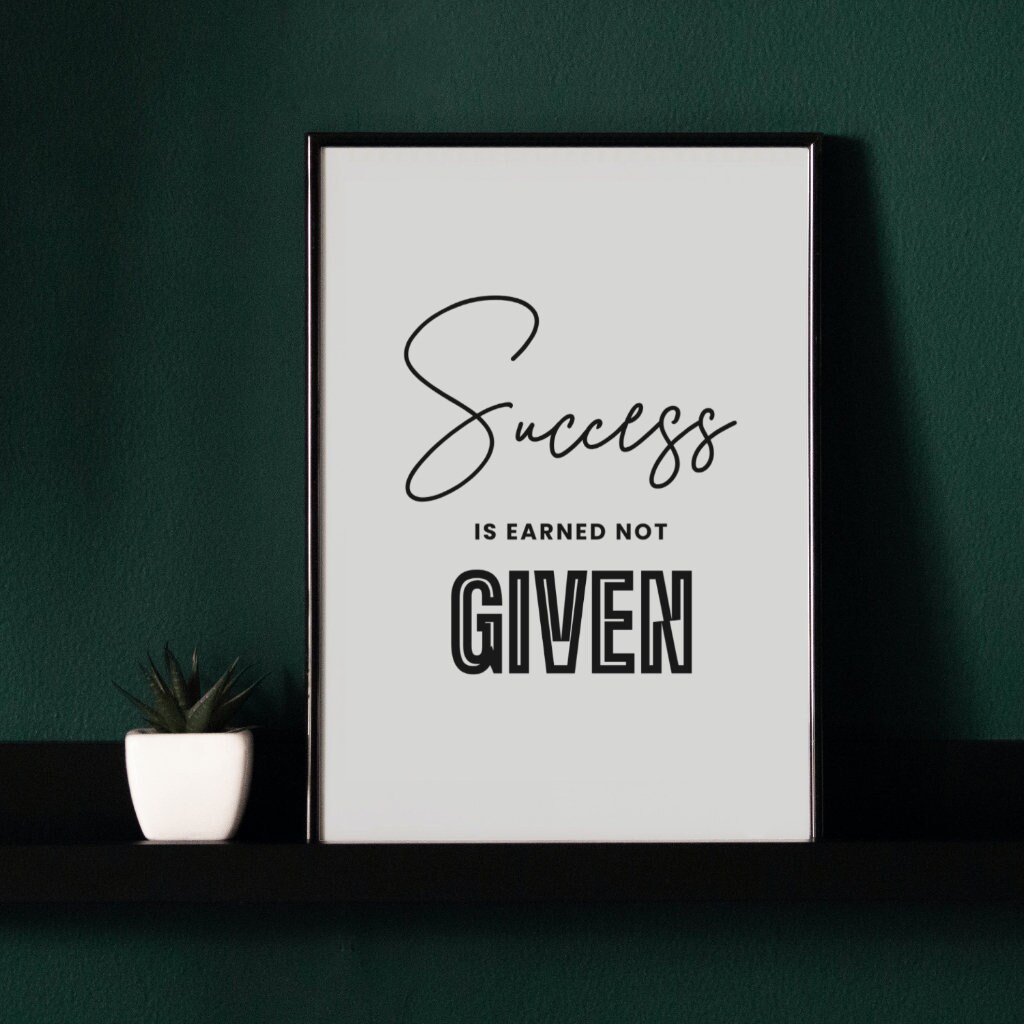Printable Motivational Wall Art, Inspirational Quotes, Minimalist ...