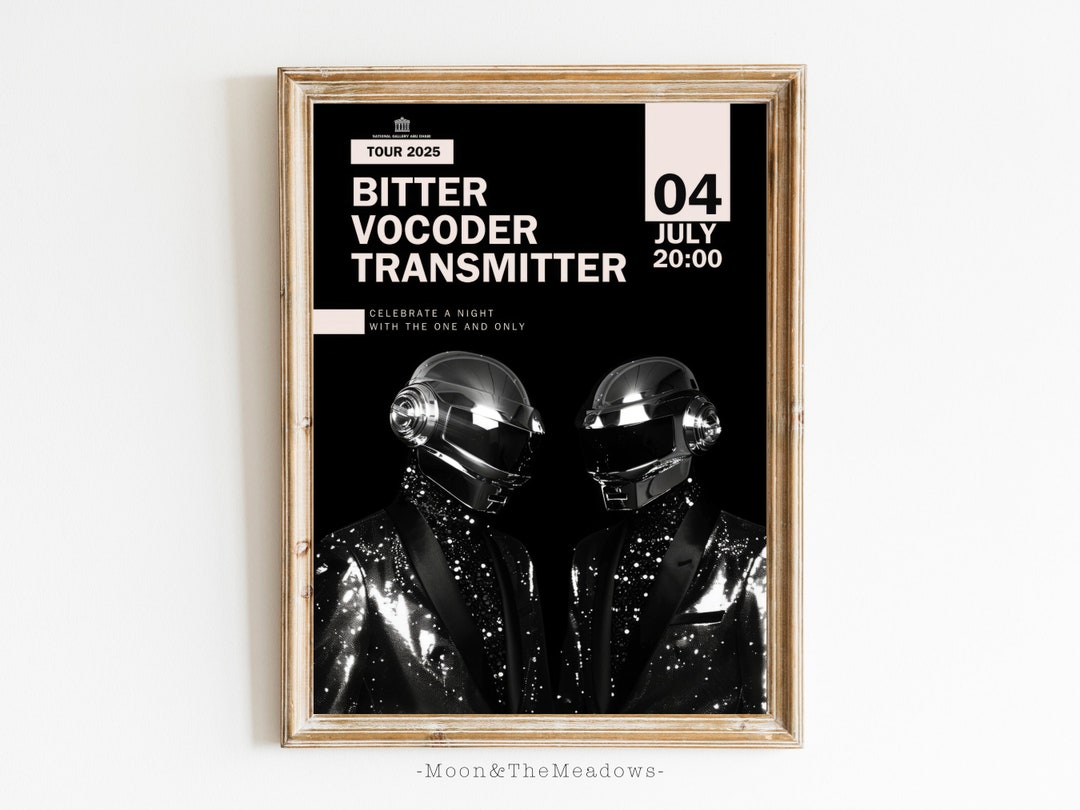 Daft Punk Print, Daft Punk Printable Poster, Wall Art Print, Printable ...