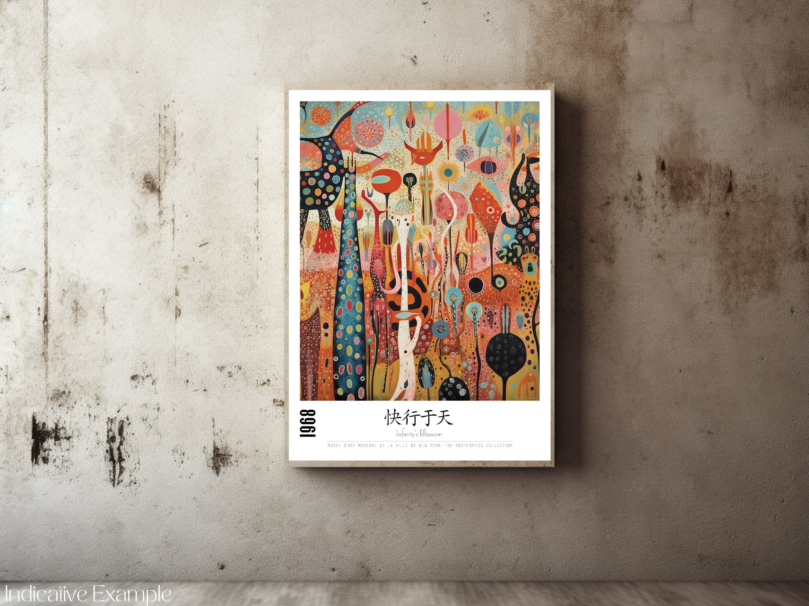 Yayoi Kusama Inspired Print, Yayoi Kusama Poster, Kusama Art Exhibition ...