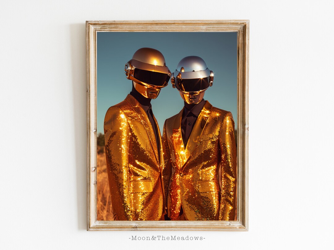 Daft Punk Print, Daft Punk Printable Poster, Wall Art Print, Printable ...