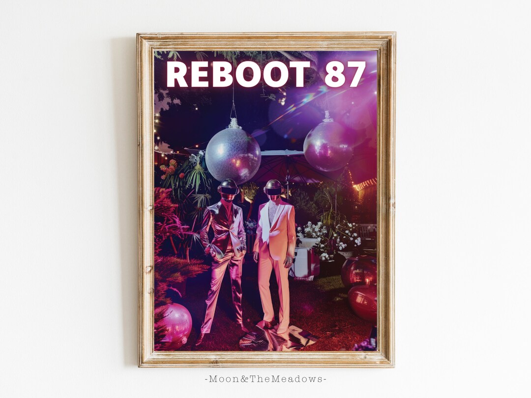 Daft Punk Print, Daft Punk Printable Poster, Wall Art Print, Printable ...