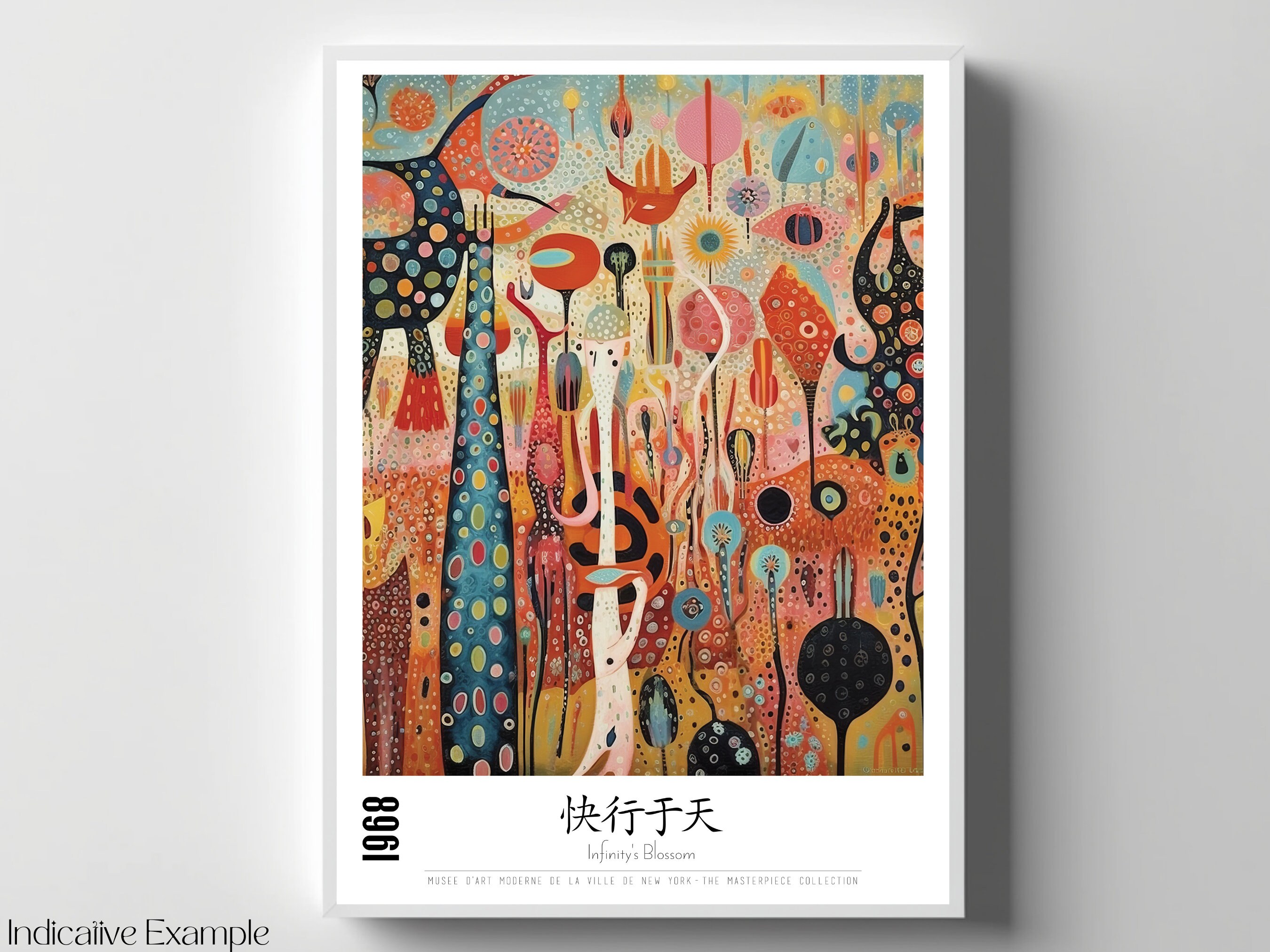 Yayoi Kusama Inspired Print, Yayoi Kusama Poster, Kusama Art Exhibition ...