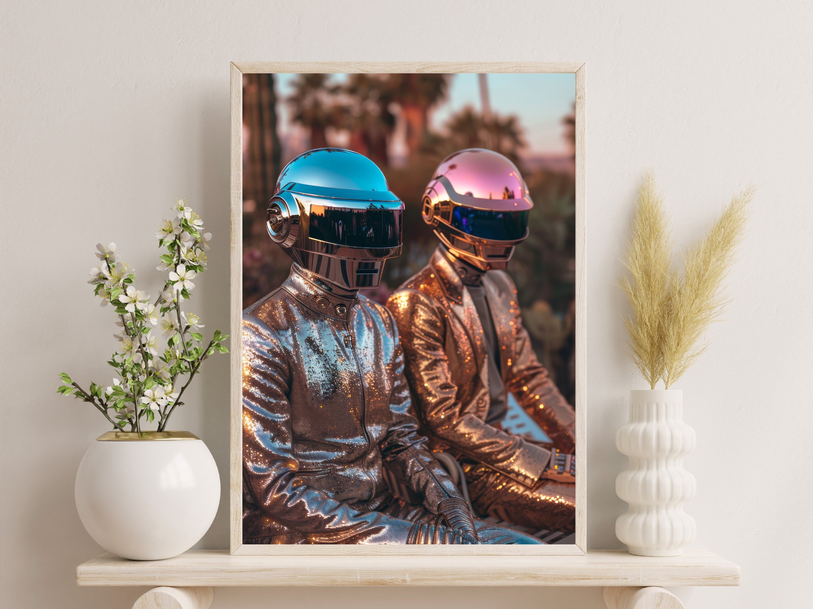 Daft Punk Print, Daft Punk Printable Poster, Wall Art Print, Printable ...