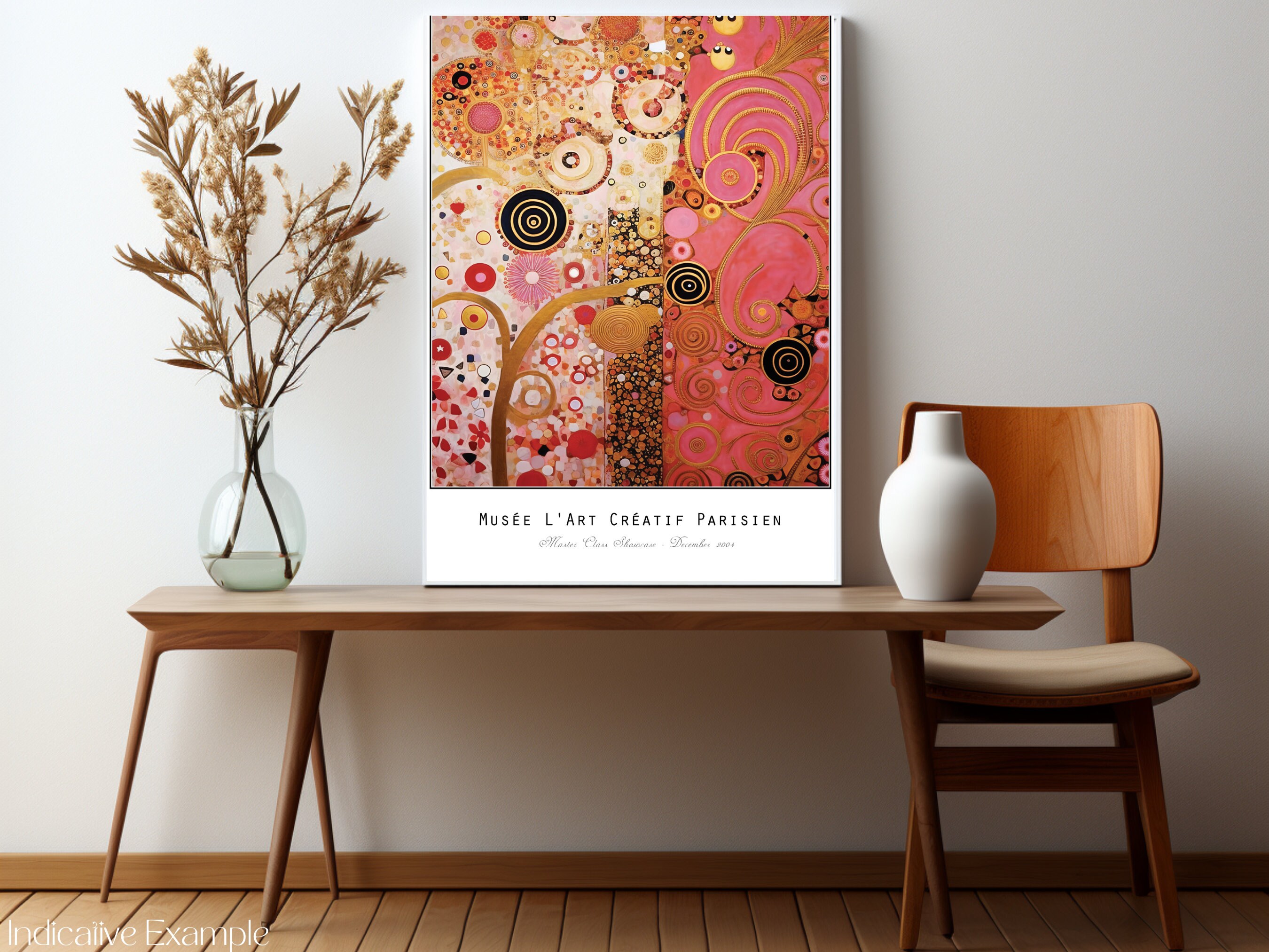 Gustav Klimt Inspired Poster, Gustav Klimt Print, Fine Art Famous ...