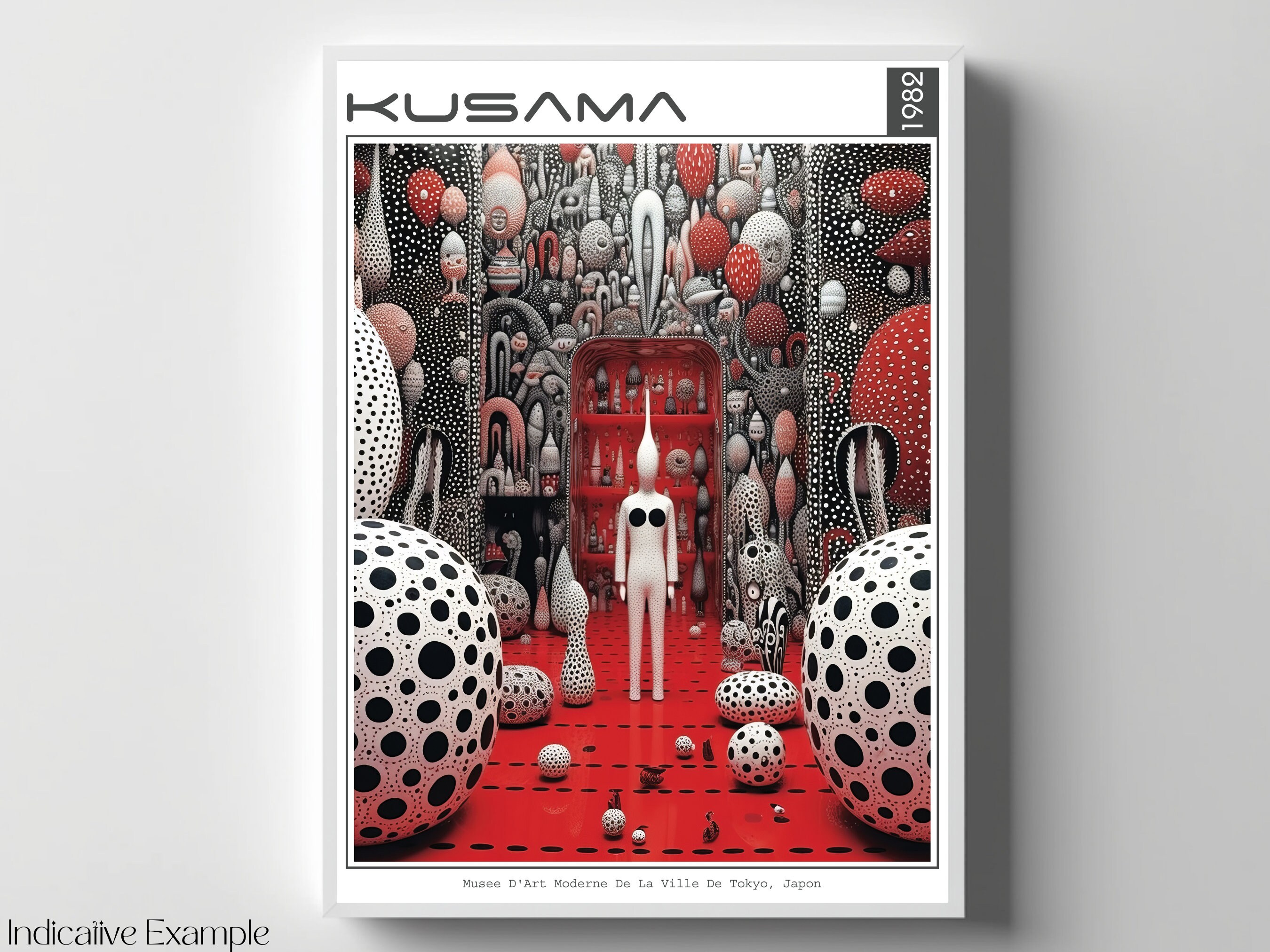 Yayoi Kusama Inspired Print, Yayoi Kusama Poster, Contemporary Art, Art ...