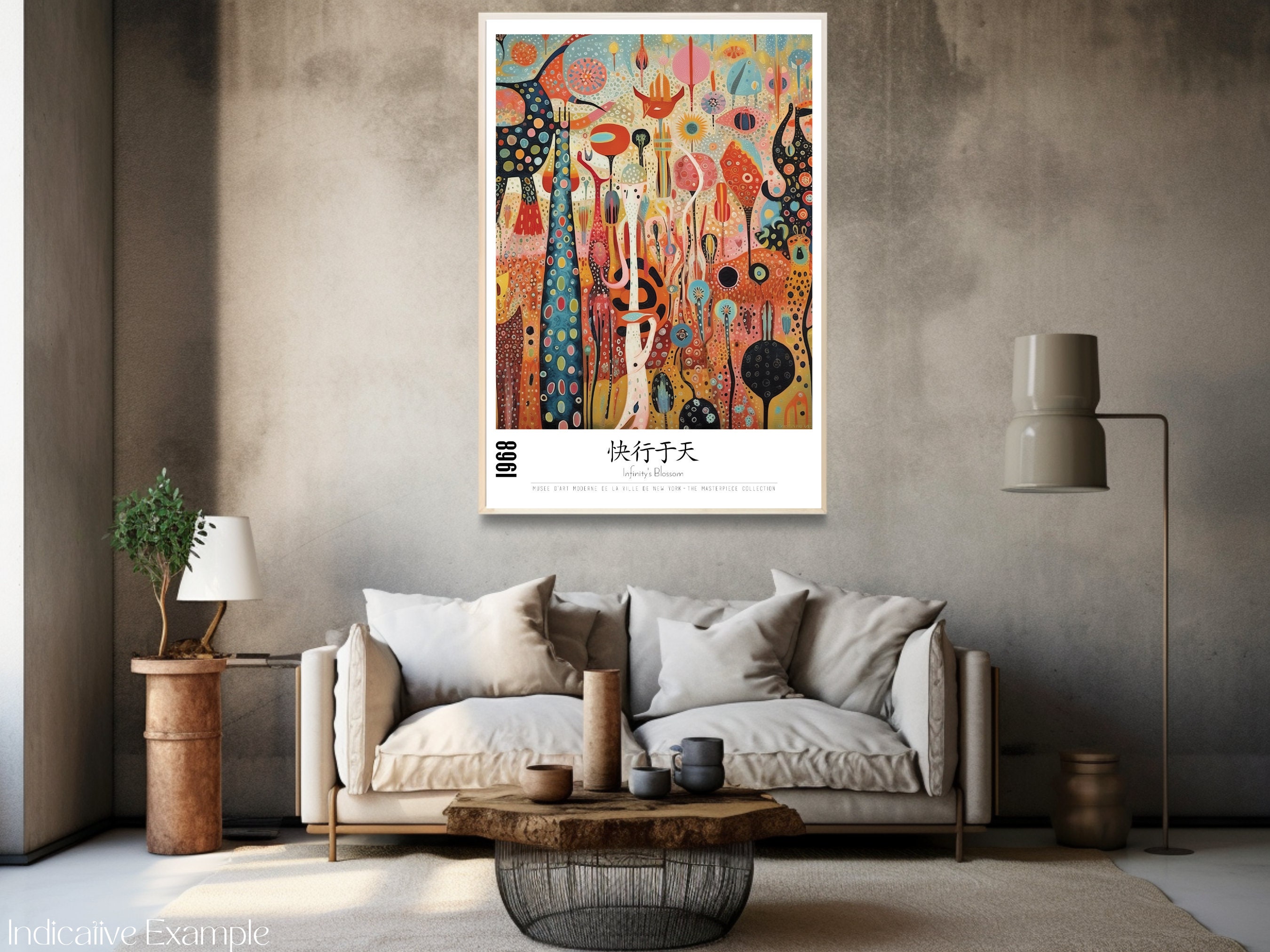 Yayoi Kusama Inspired Print, Yayoi Kusama Poster, Kusama Art Exhibition ...