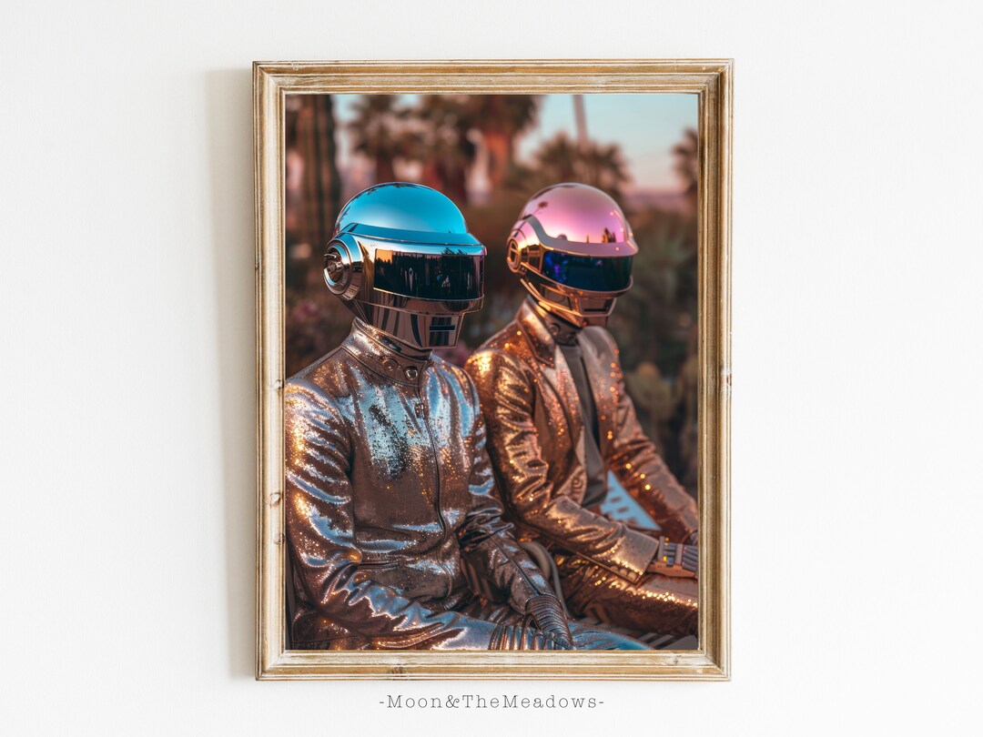 Daft Punk Print, Daft Punk Printable Poster, Wall Art Print, Printable ...