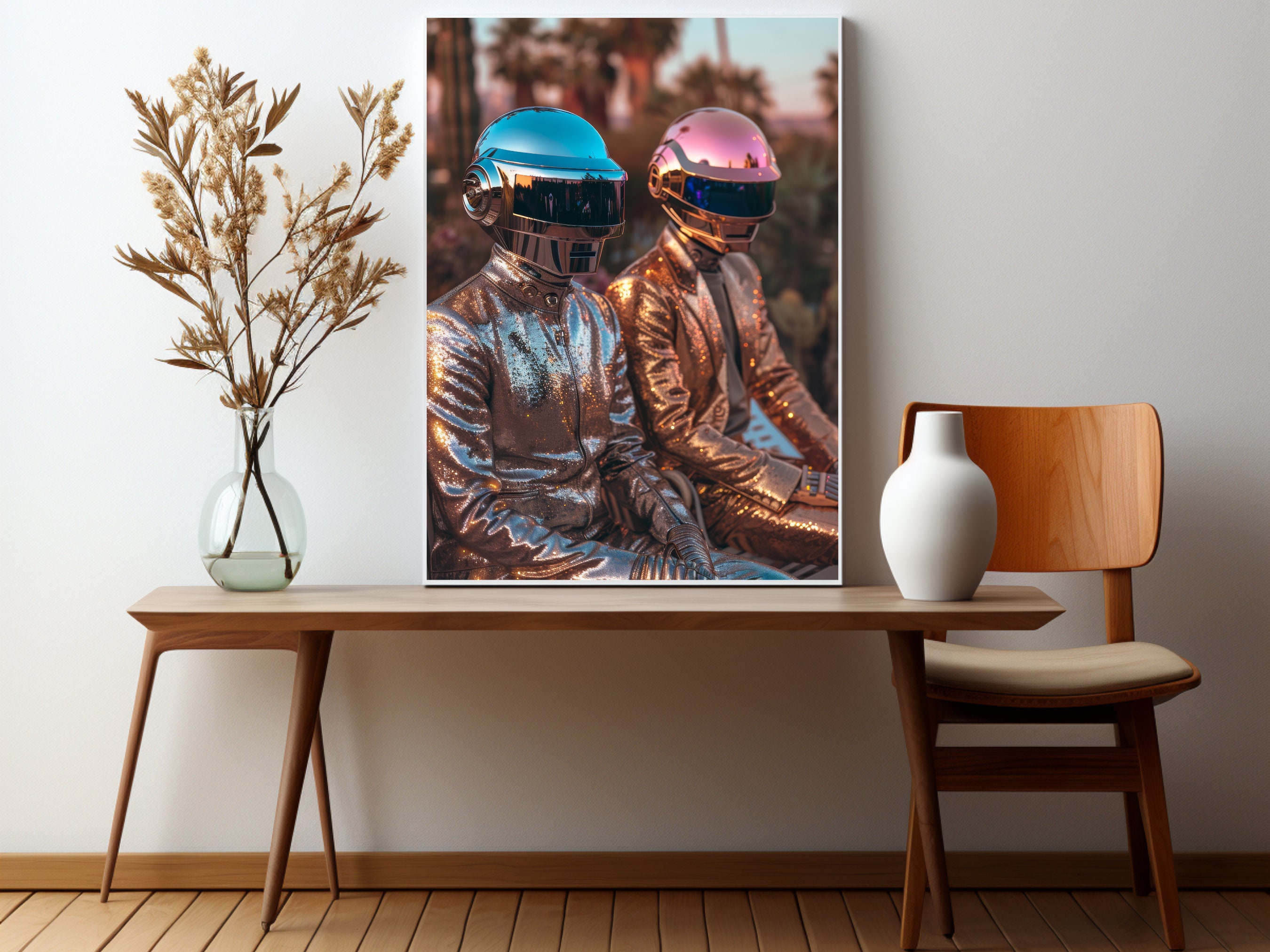 Daft Punk Print, Daft Punk Printable Poster, Wall Art Print, Printable ...