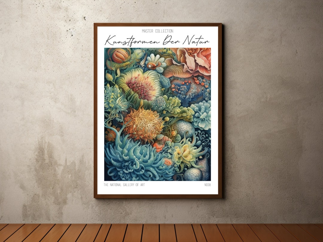 Ernst Haeckel Inspired Print, Ernst Haeckel Poster, Printable Wall Art ...