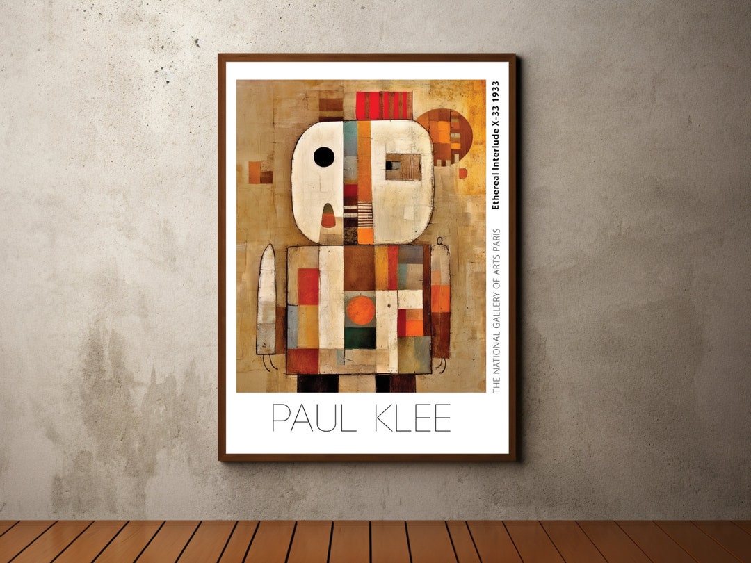 Paul Klee Inspired Print, Paul Klee Poster, Modern Abstract Art, Modern ...