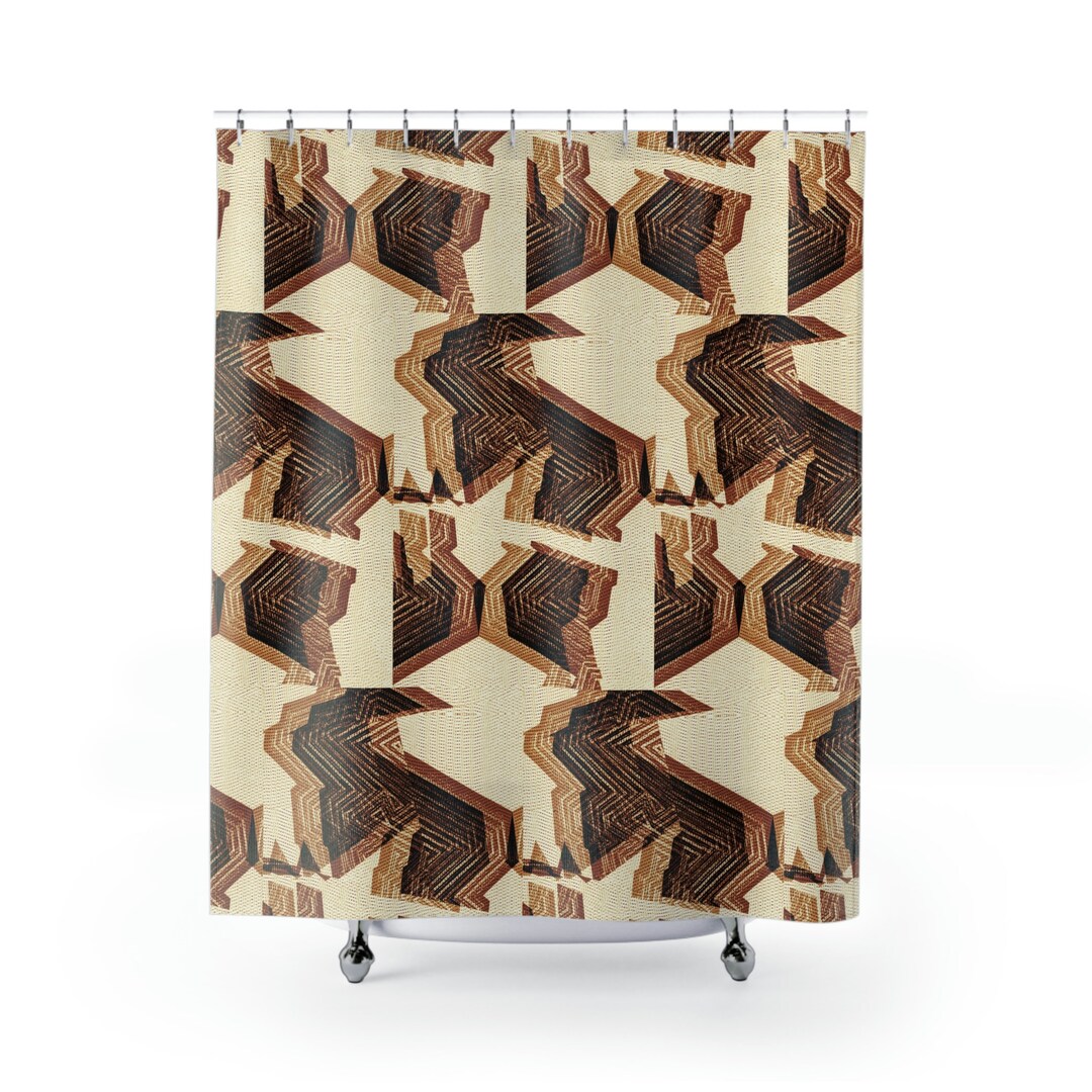 Fractal Scale Earth Shower Curtain - Etsy