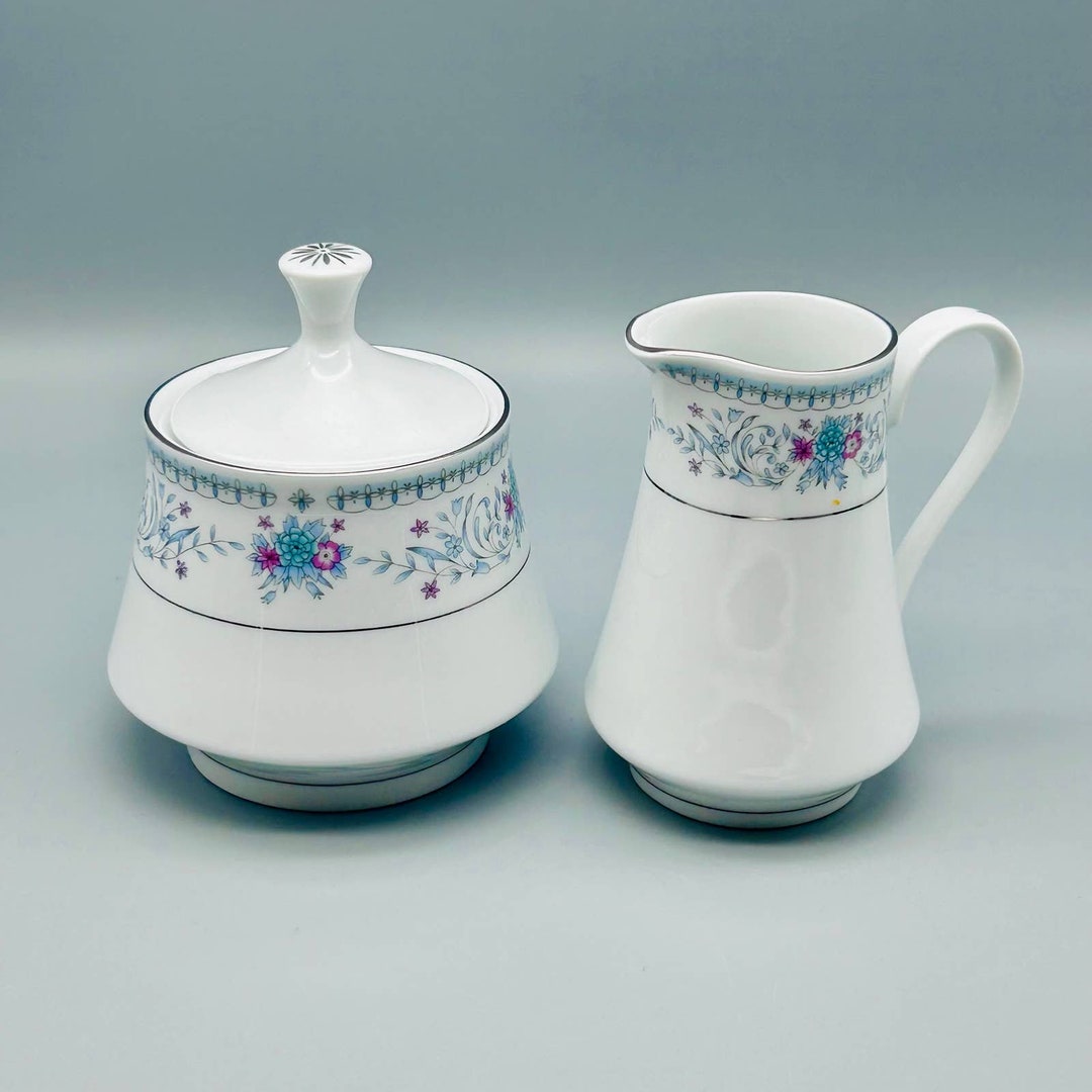 Crown Ming Harmony Creamer and Sugar Bowl With Lid - Etsy