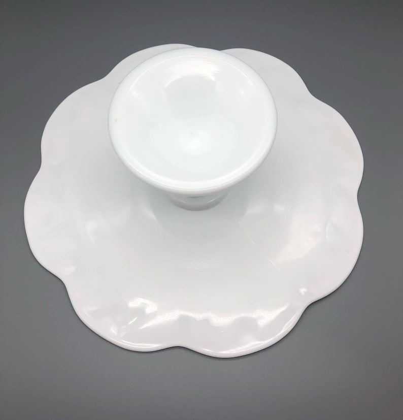 Colony Harvest Milk Glass Pedestal Cake Stand 13 - Etsy