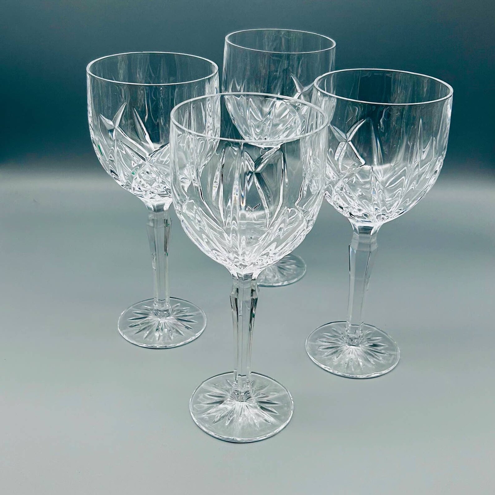 Vintage 1990s Waterford Marquis Brookside Collection Crystal Goblets 4 Piece - Etsy