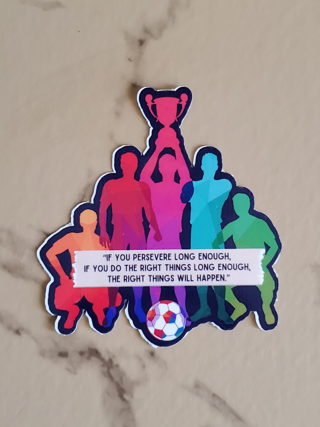 Soccer Player Sticker for Tumbler Boy Soccer Team Sticker Goalie ...