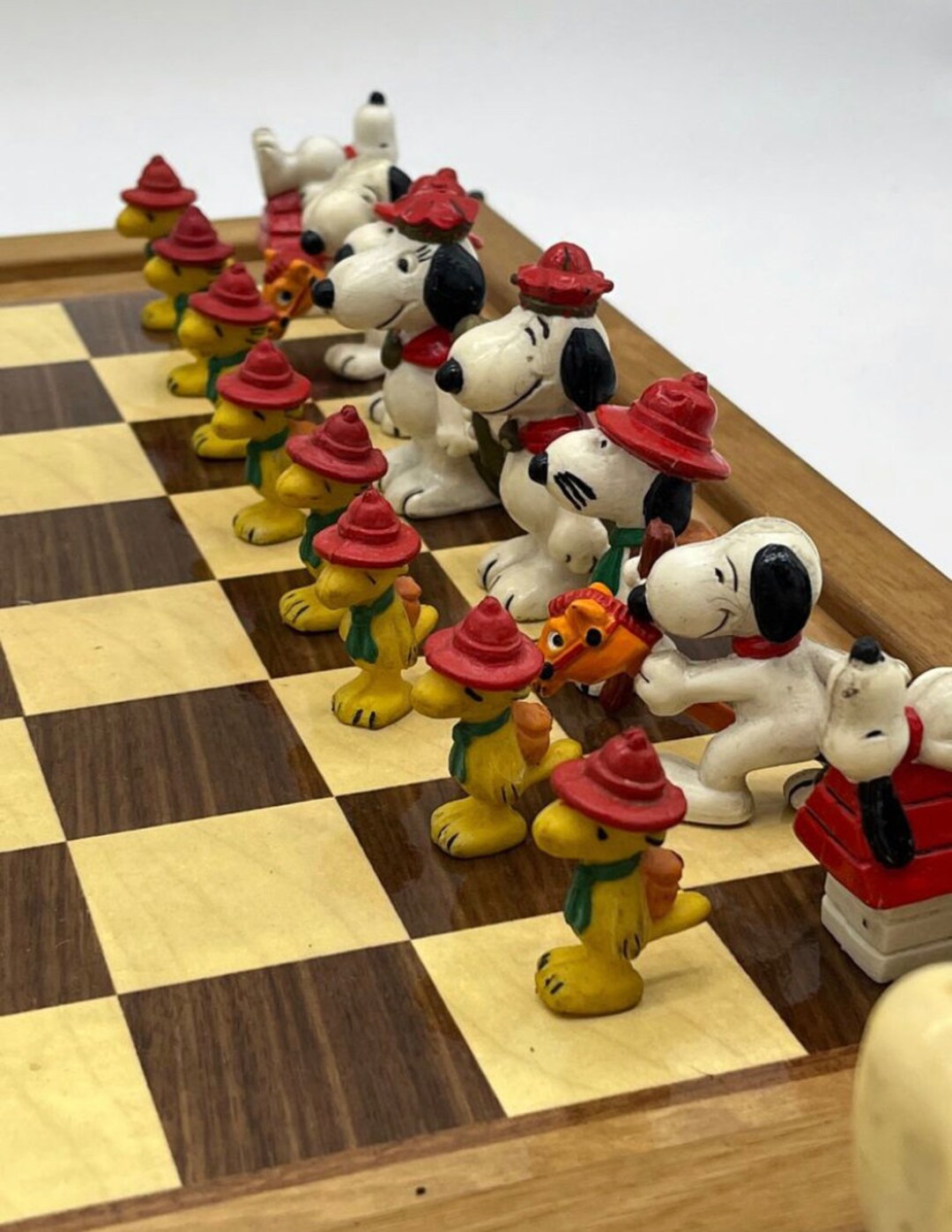 Unique Rare Vintage Snoopy Chess From the 80s to Collector or - Etsy