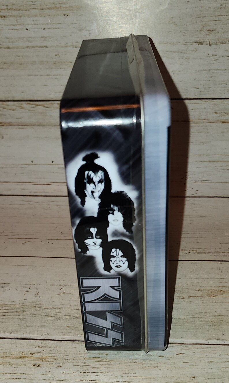 KISS PEZ Collector Tin Metal Unopened Set of Famous Rock Band Metal Box ...