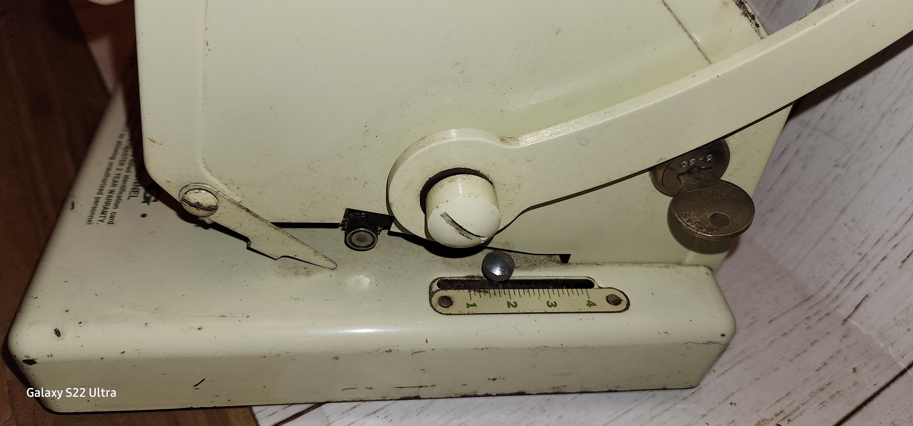 Paymaster X-550 VINTAGE Check Writing Machine Has Key and INK and Works ...