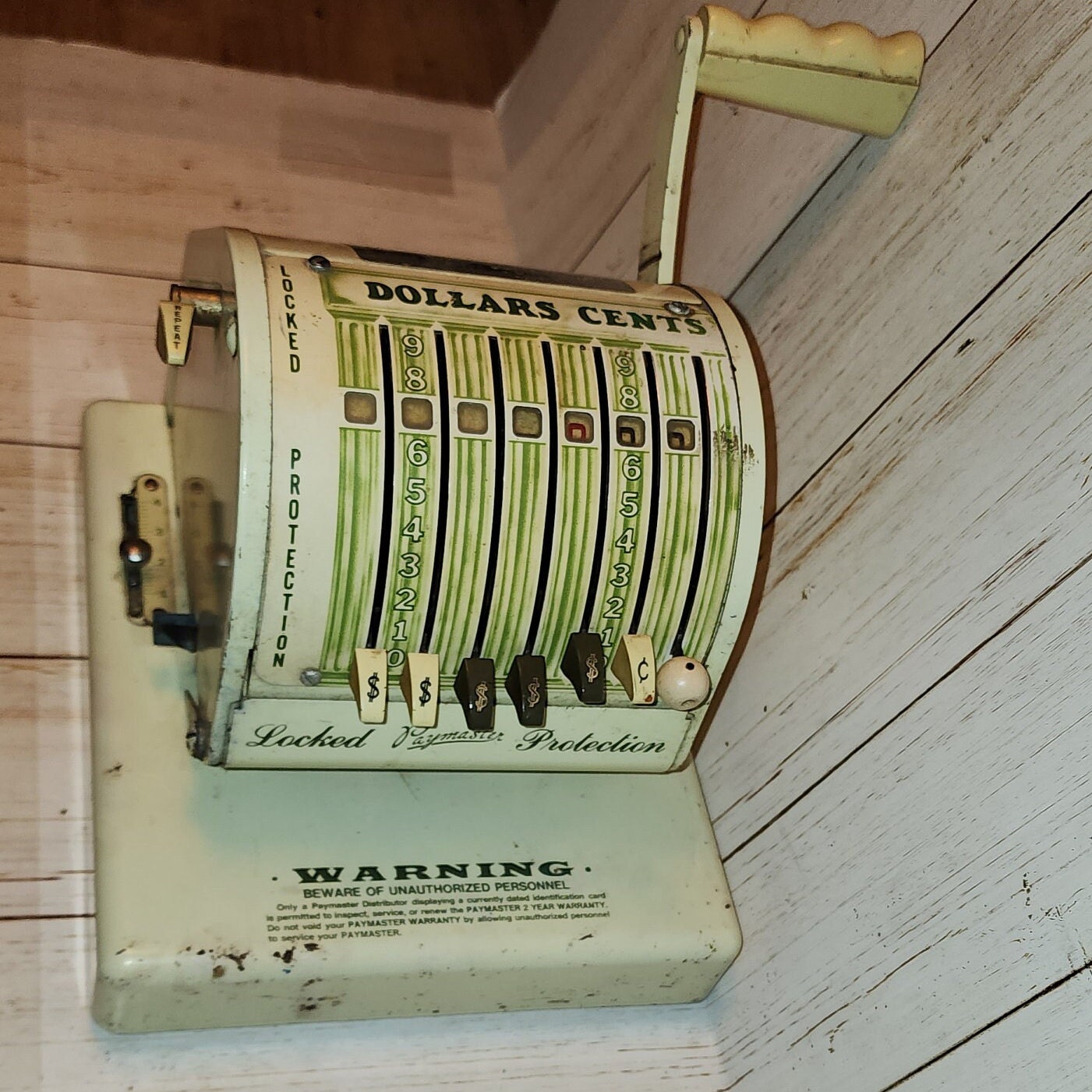 Paymaster X-550 VINTAGE Check Writing Machine Has Key and INK and Works ...