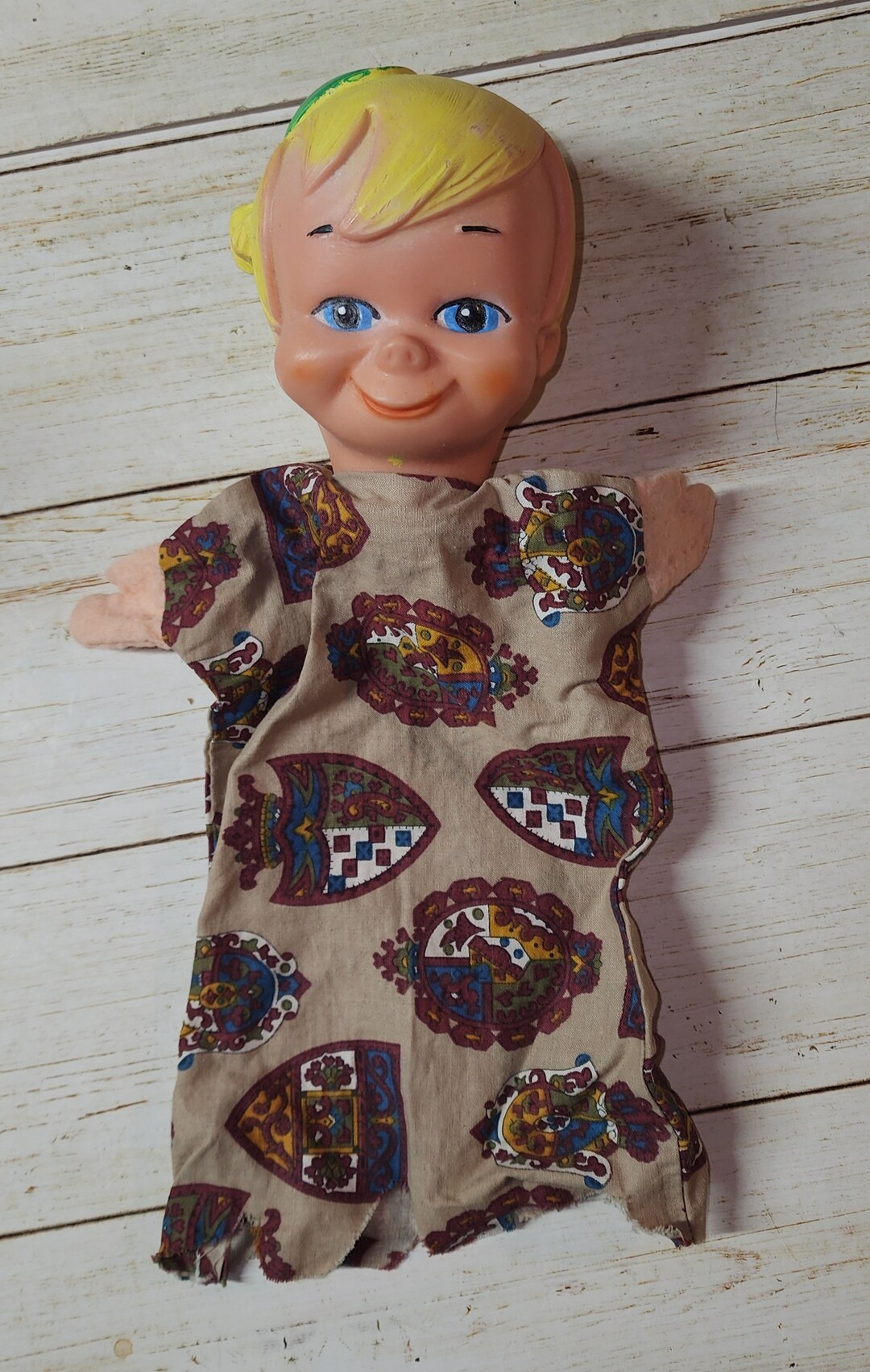 Retro Vintage Sylvester the Cat & BAM Bam From Flintstones Hand Puppets ...