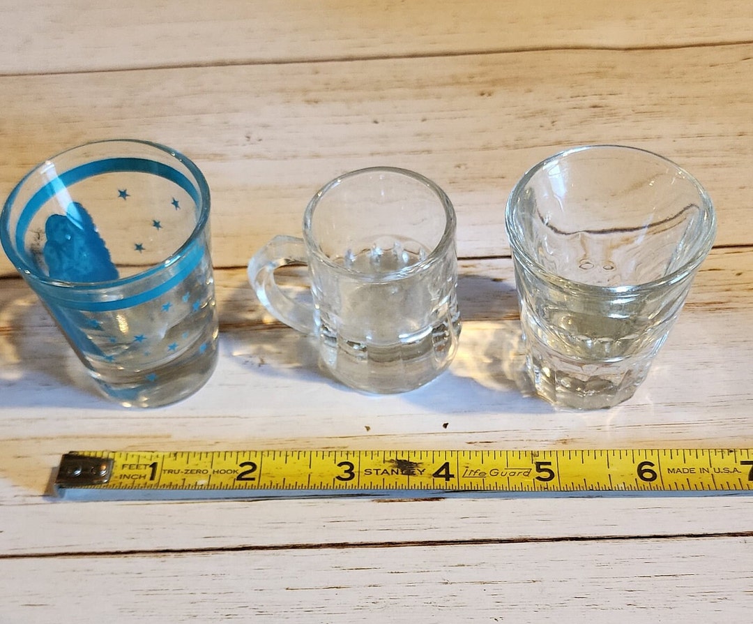 3 SHOT GLASSES One Mt Rushmore, One Mug, One Vintage Shot Glass in ...