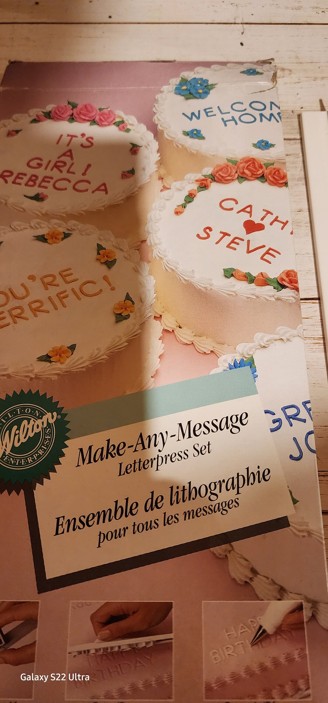 Cake Decorating "letter" Kit Sliding Individual Letters Slide Into SLOT ...