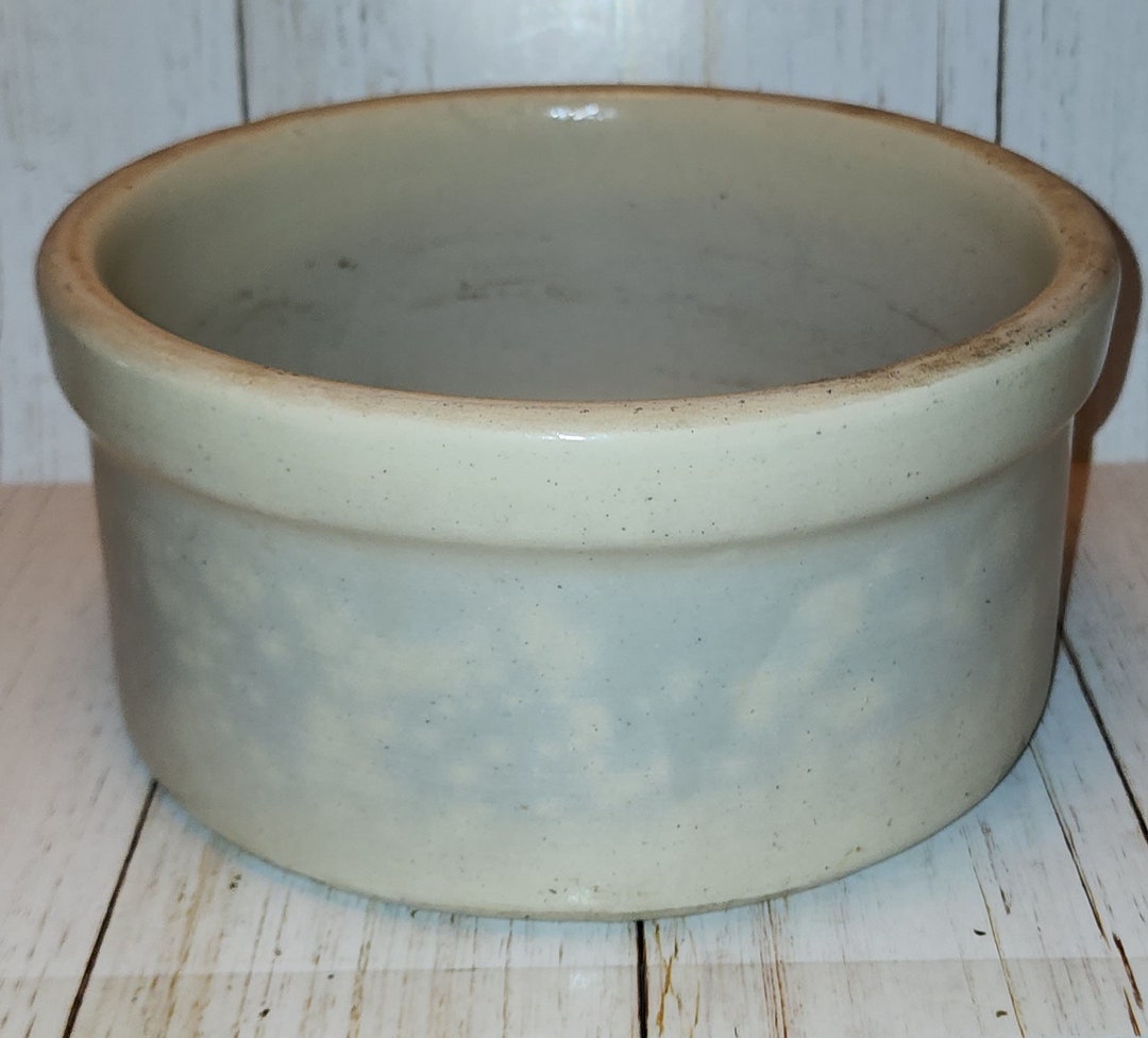 OPEN TOP CROCK Pottery Bowl Heavy Duty No Chips No Cracks in - Etsy