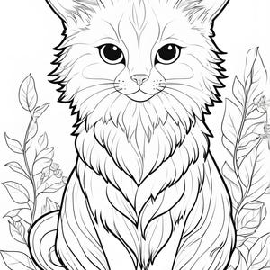 5 Coloring Book Pages for Kids to Fill With Color - Etsy