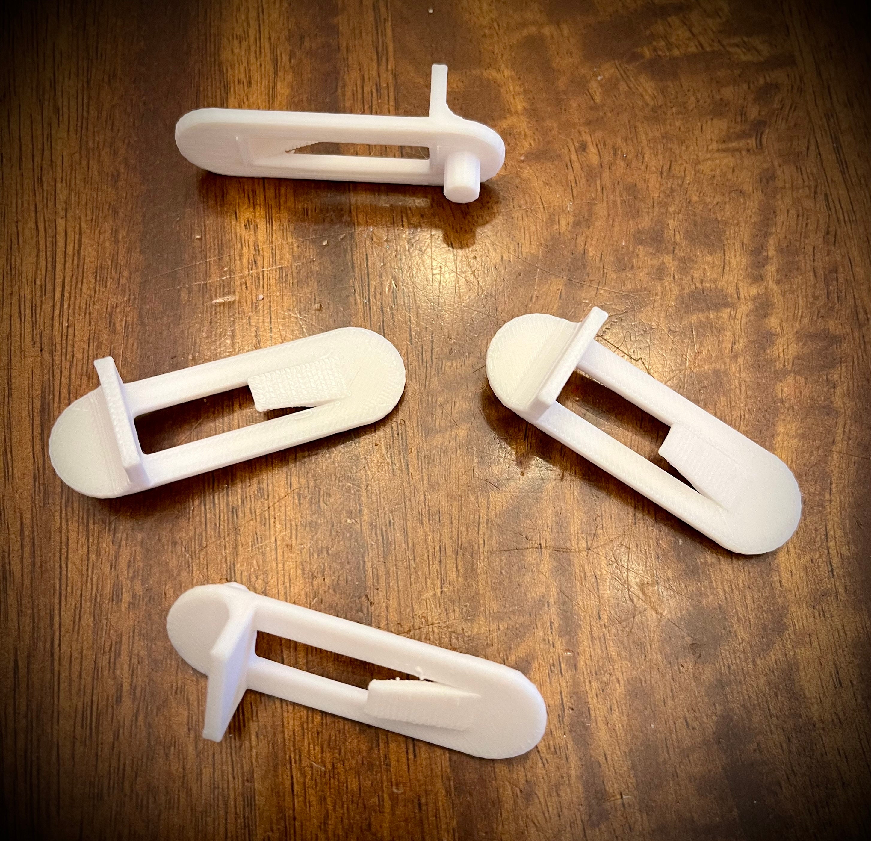 Adjustable Shelf Retainer Clip Cabinet Shelf Bracket for 3/4 Thick ...