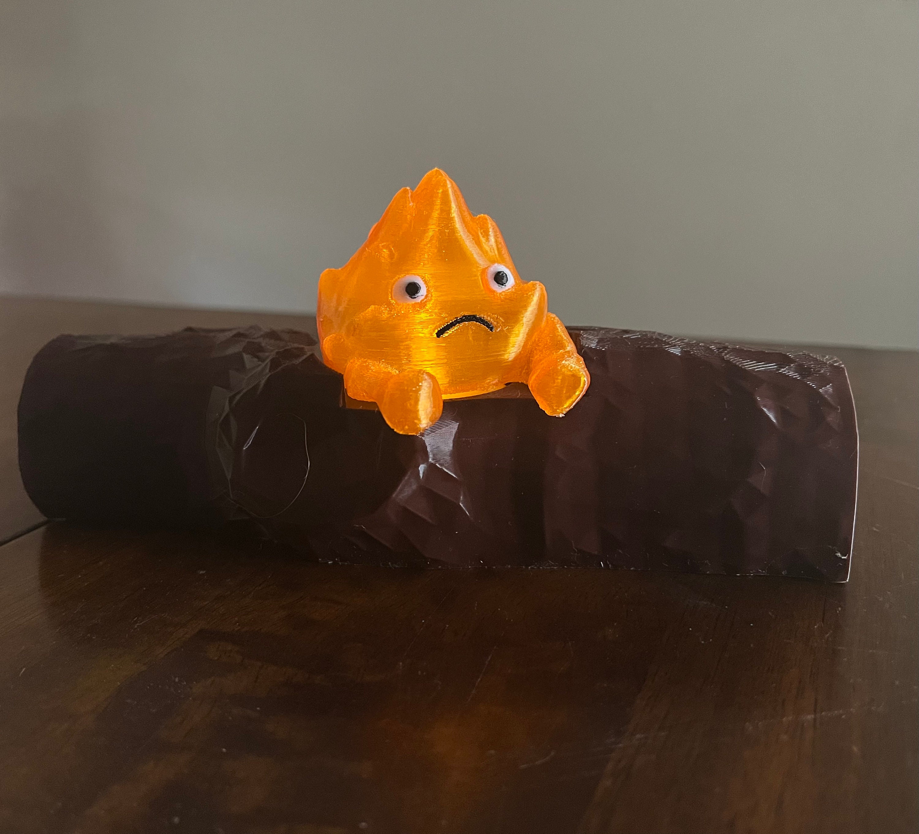 Glowing Calcifer, Fire Demon, Howl's Moving Castle, Studio Ghibli ...