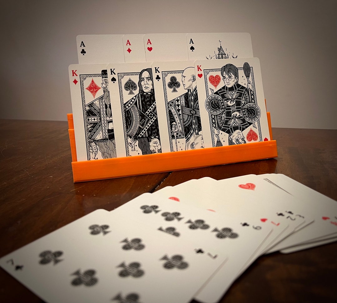 2-pack Two-tiered Double Decker Playing Card Holder - Hands Free Card ...