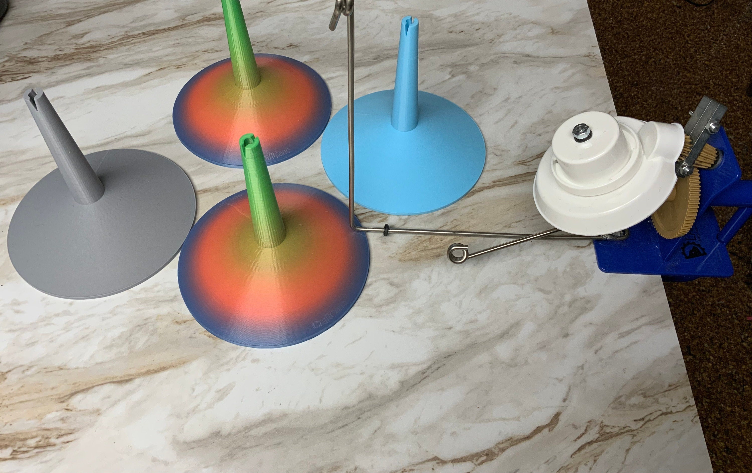 Narrow Yarn Winding Cone, Skinny Reusable Yarn Bobbin Cone for LAMXD ...