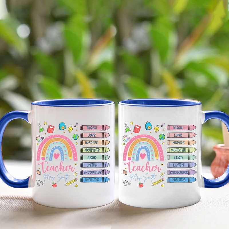 Teacher Day Mug Template - Etsy