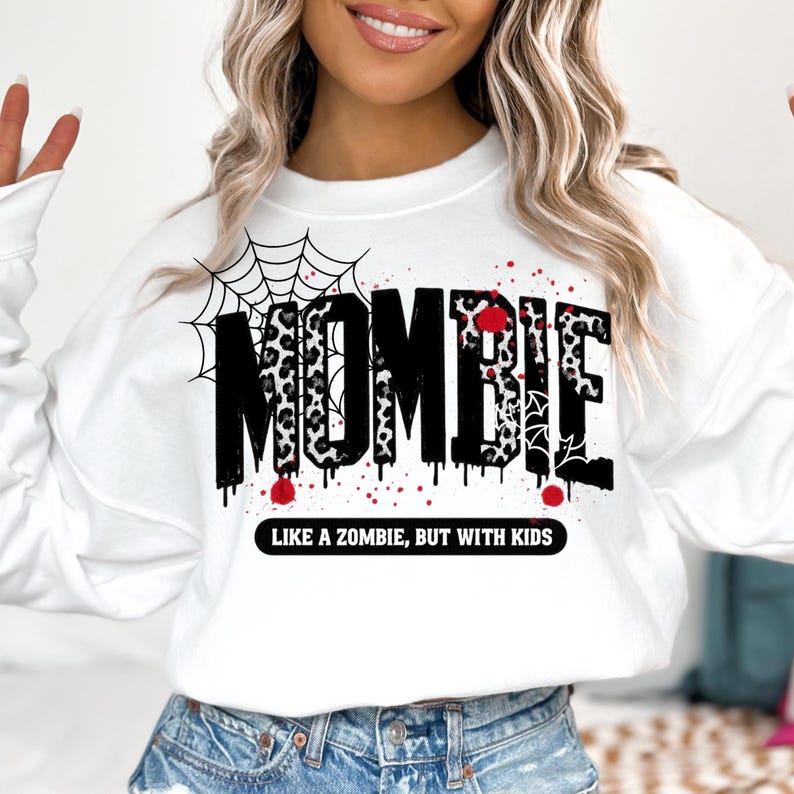 Mombie Halloween Png, Mama Leopard Halloween Png,, Momster Png, Spooky ...