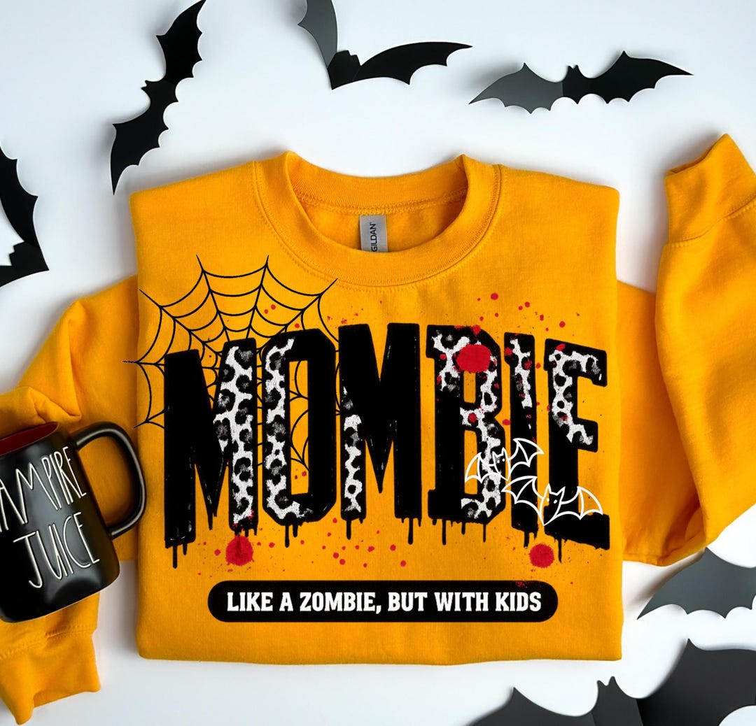 Mombie Halloween Png, Mama Leopard Halloween Png,, Momster Png, Spooky ...