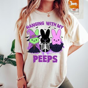 Cute Spooky Easter Bunny Png, Easter Peeps Sublimation Design ...
