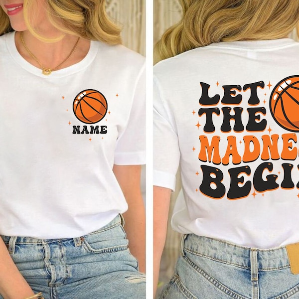 Let the Madness Begin Basketball Svg - Etsy