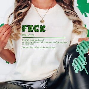 Feck Irish Saying SVG: St Patrick's Day Design (digital Download) - Etsy