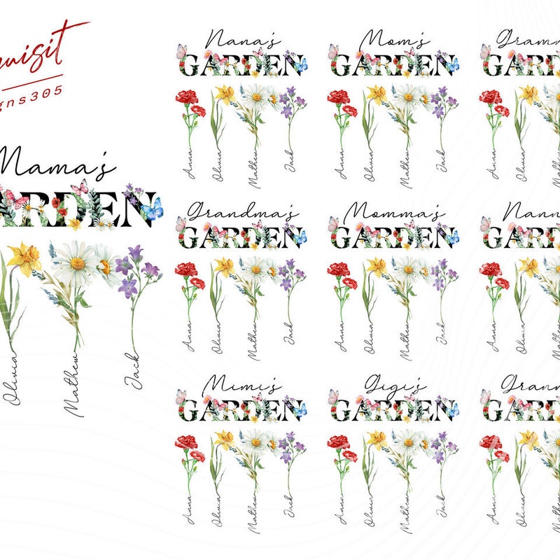 Moms Garden Png or Svg - Etsy