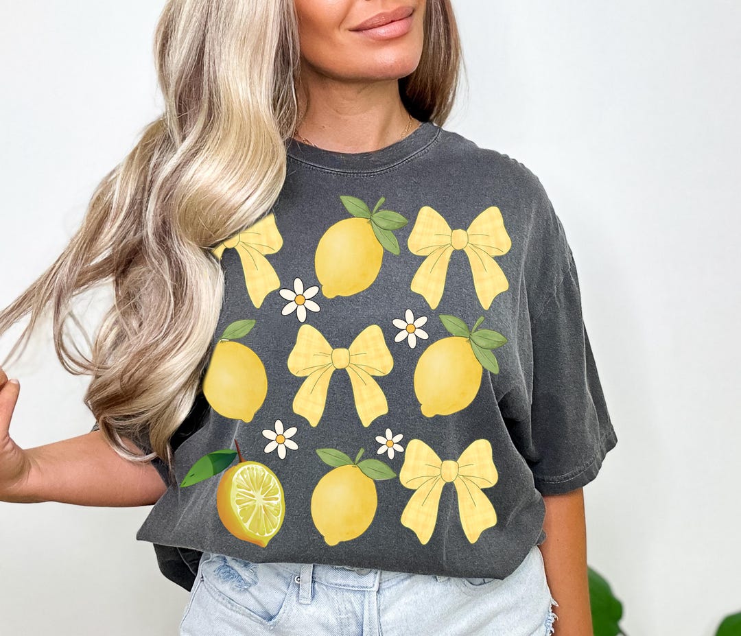 Coquette Lemon Png, Preppy Mama Lemon Glitter Png, Cute Lemon Floral ...