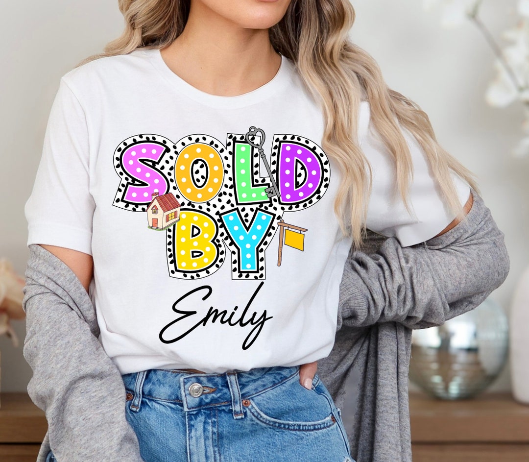 Dalmatian Dots Realtor Shirts, Custom Realtor Png, Sold by Realtor Png ...