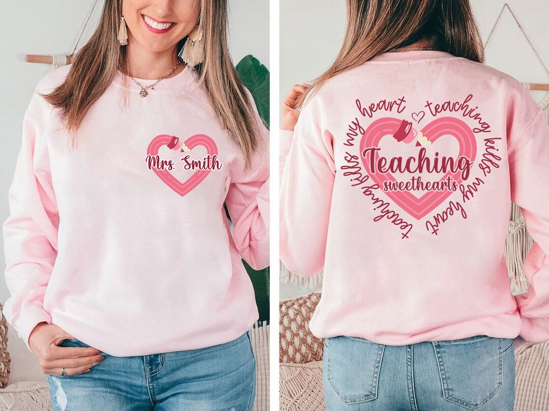 Teaching Sweethearts SVG, Valentines Day PNG, Teacher Valentine Svg ...