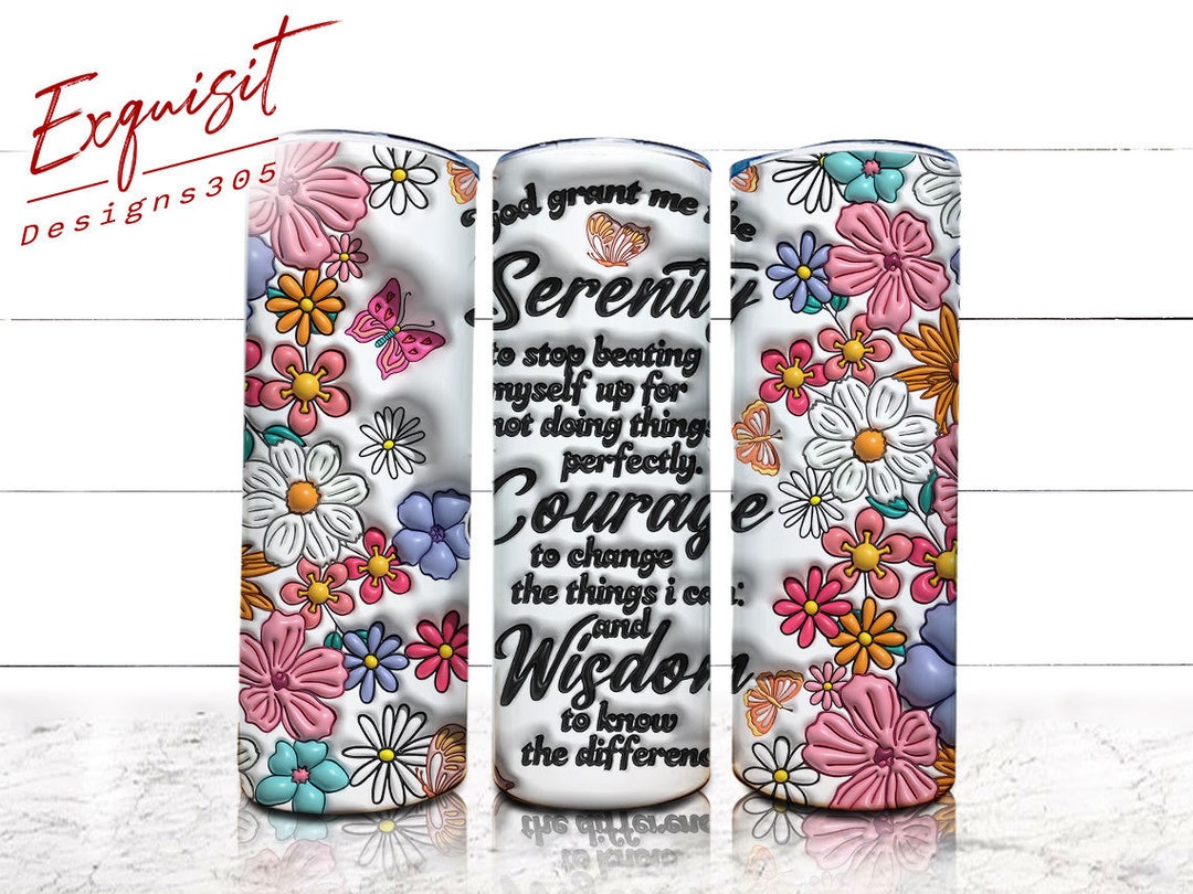 3D My God Inflated Tumbler Wrap, Retro Christian Wrap, 3D Faith Bible ...