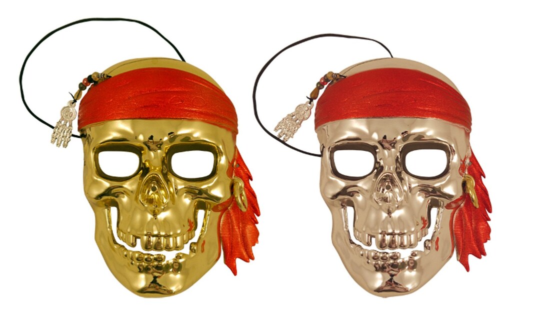 Halloween Pirate Skeleton Skull Mask Boys Girls Kids - Etsy