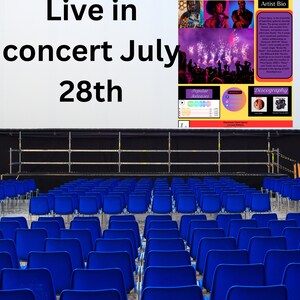 EPK Media Kit Template Single Page; Ideal for Indie Artists, and Music ...