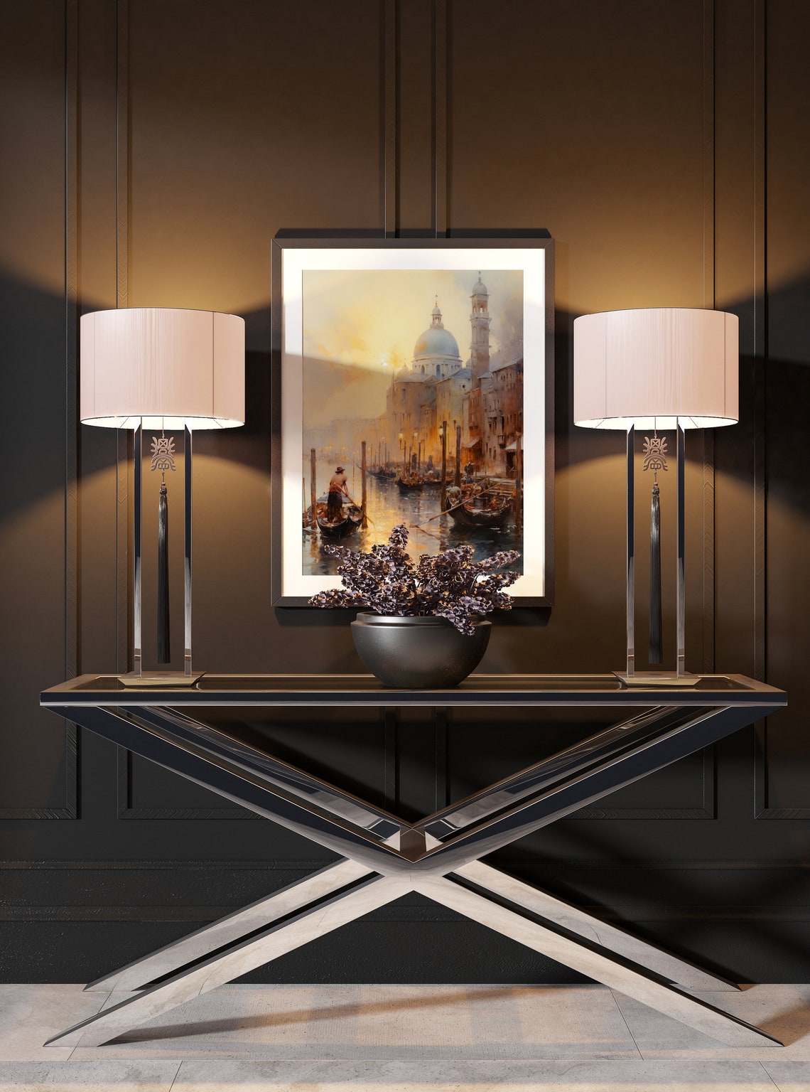 The Magic of Venice: Cityscape Canvas Art With a Canal Twist| Instant ...