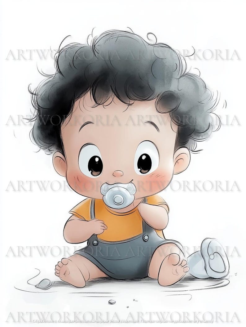 16 Baby Boy Clipart,children's Illustration,commercial Use, Clipart ...