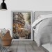 European Charm: Cityscape Elegance Abstract Canvas Print | Instant ...